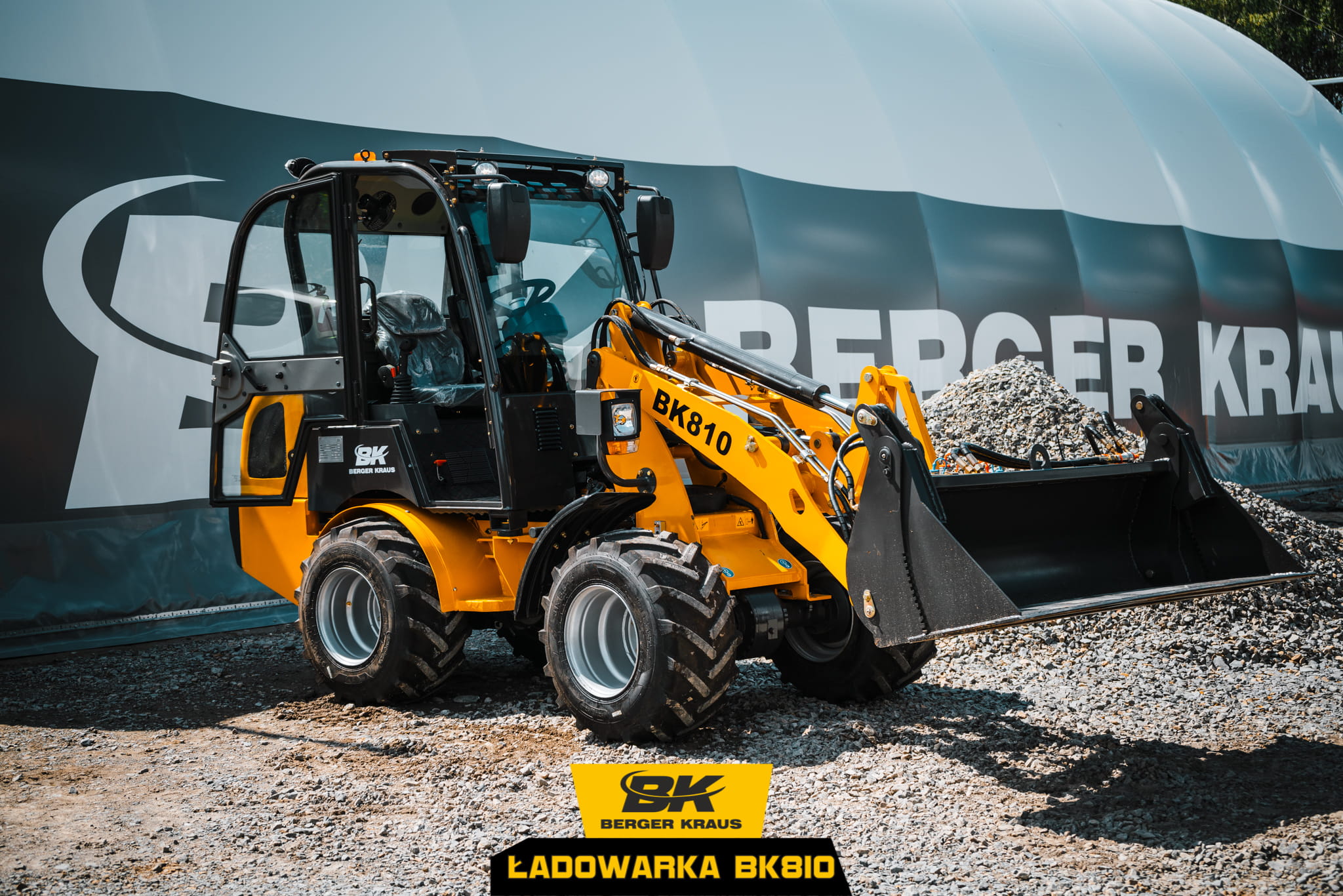 wheel loaders BK906 BK810 BK810T - Wheel loader with cabin Berger Kraus ...
